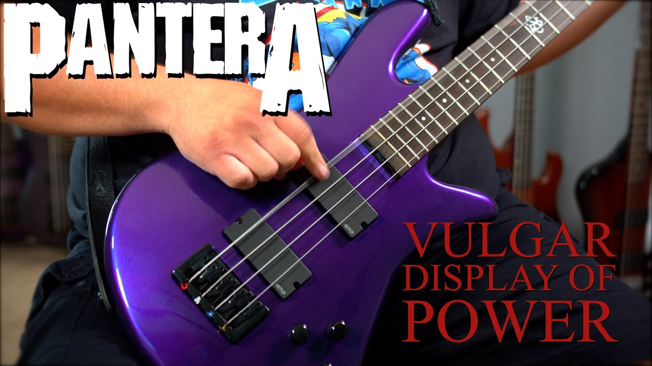 [FULL ALBUM BASS COVER] Pantera - Vulgar Display of Power - YouTube