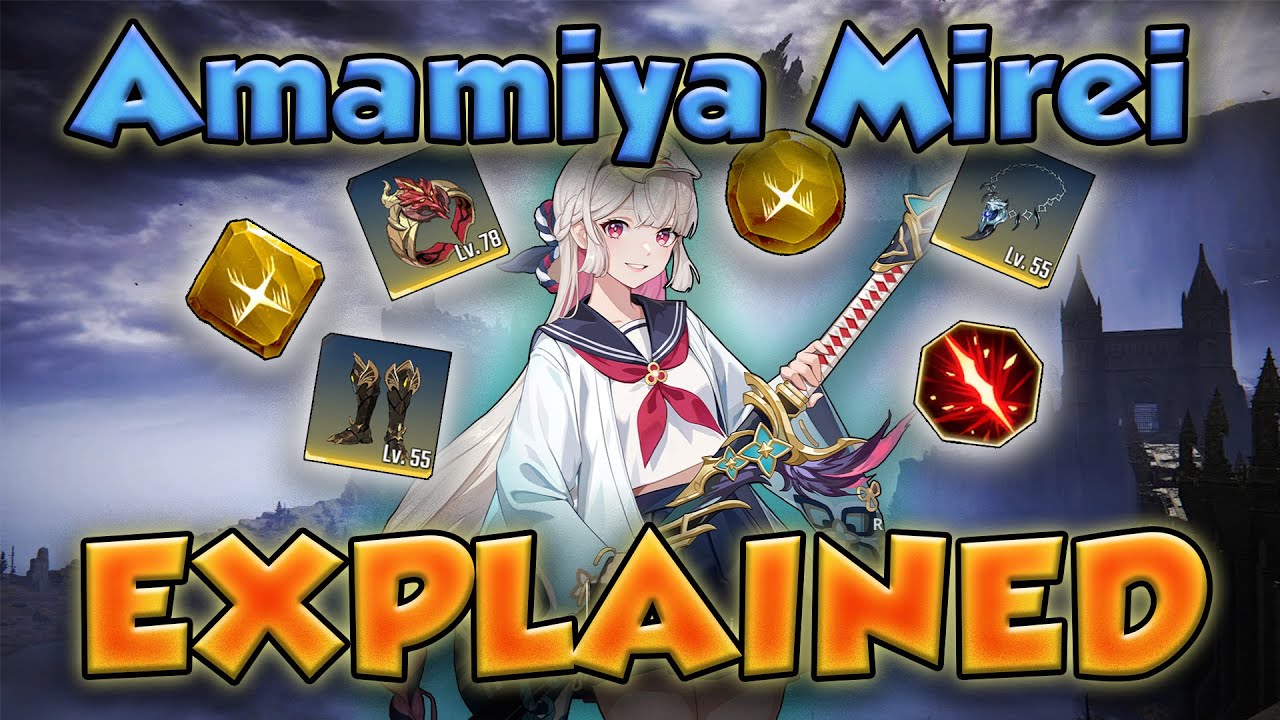 Amamiya Mirei Moveset and Advancement Guide | Best Artifacts for her ...