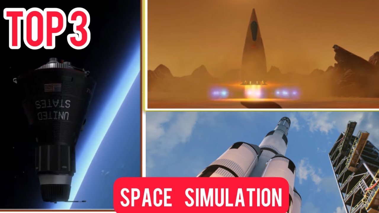 Top 3 space rocket simulation for windows / PS 4 - YouTube
