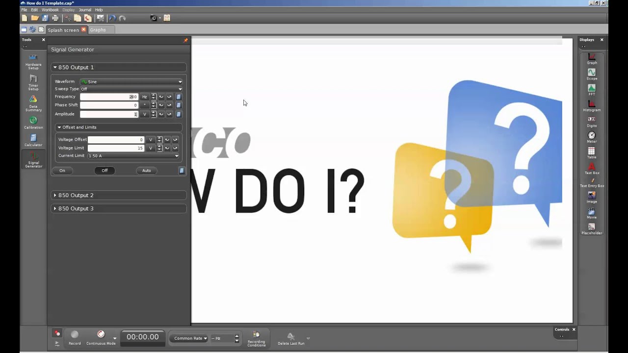 Create a Sine Wave Using Interfaces with Signal Generators (Capstone ...