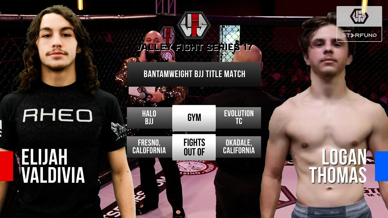 VFS 17: PRO/AM BJJ ELIJAH VALDIVIA vs LOGAN THOMAS Table Mountain ...