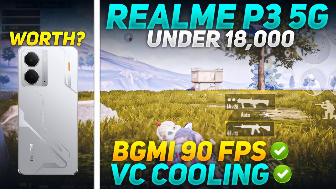 REALME P3 5G 🔥 BEST GAMING PHONE UNDER 20000 RS | PUBG BGMI 90 FPS TEST ...