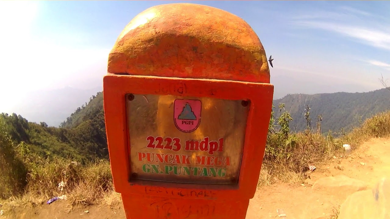 Pendakian Solo (Tektok) Gunung Puntang Puncak Mega 2223mdpl - YouTube