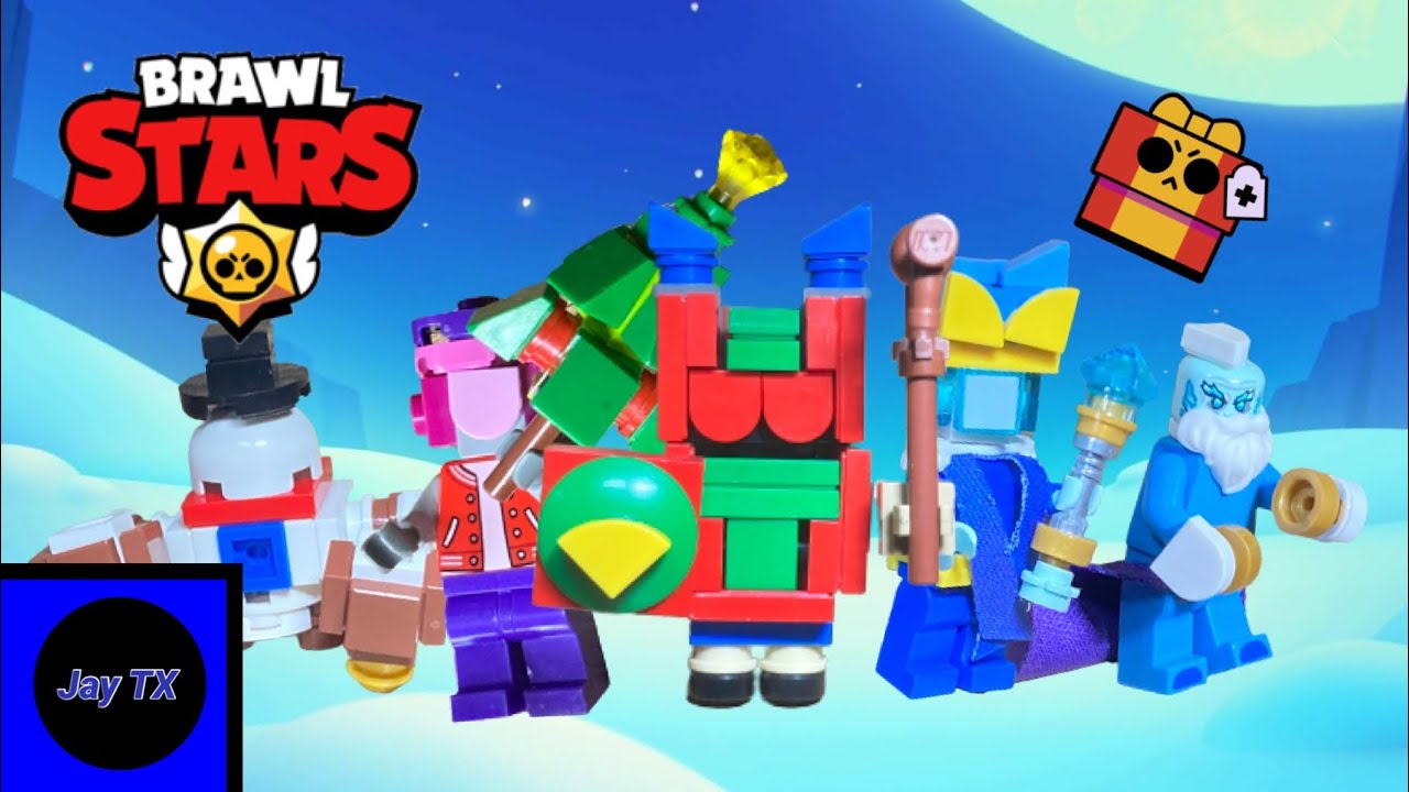 LEGO Brawl Stars. [Brawlidays skins] - Tutorial + review - YouTube