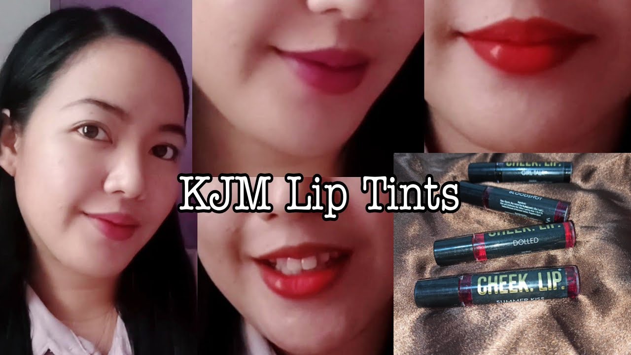 KJM Cheek & Lip Tint Wear Test Review - YouTube