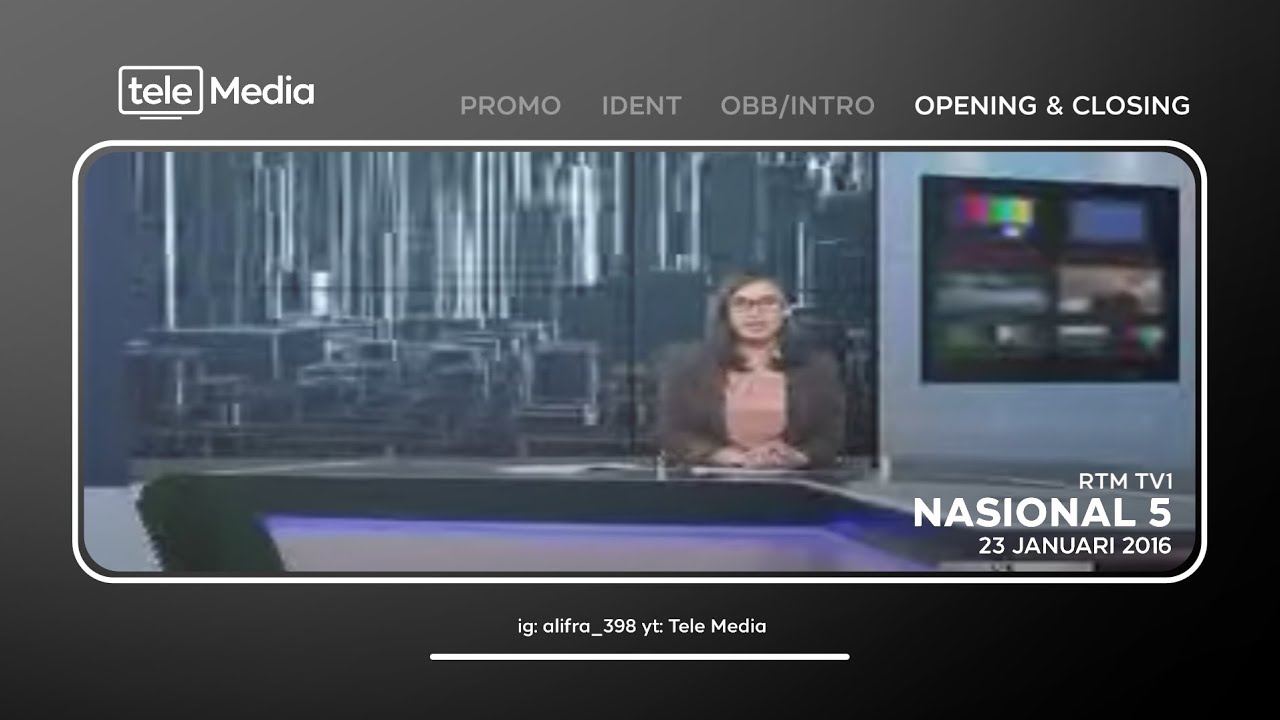 🇲🇾 | [RTM TV1] Opening & Closing Nasional 5 (23 Januari 2016) - YouTube