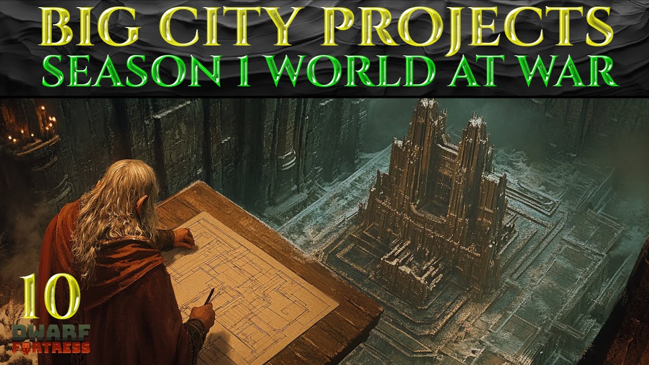 BIG CITY PROJECTS - Lets Play DWARF FORTRESS Gameplay Ep 10 - YouTube
