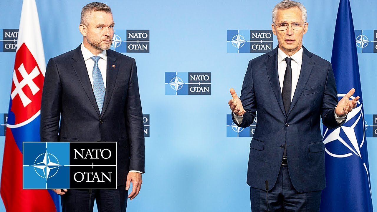 NATO Secretary General with the President of Slovakia 🇸🇰 Peter ...