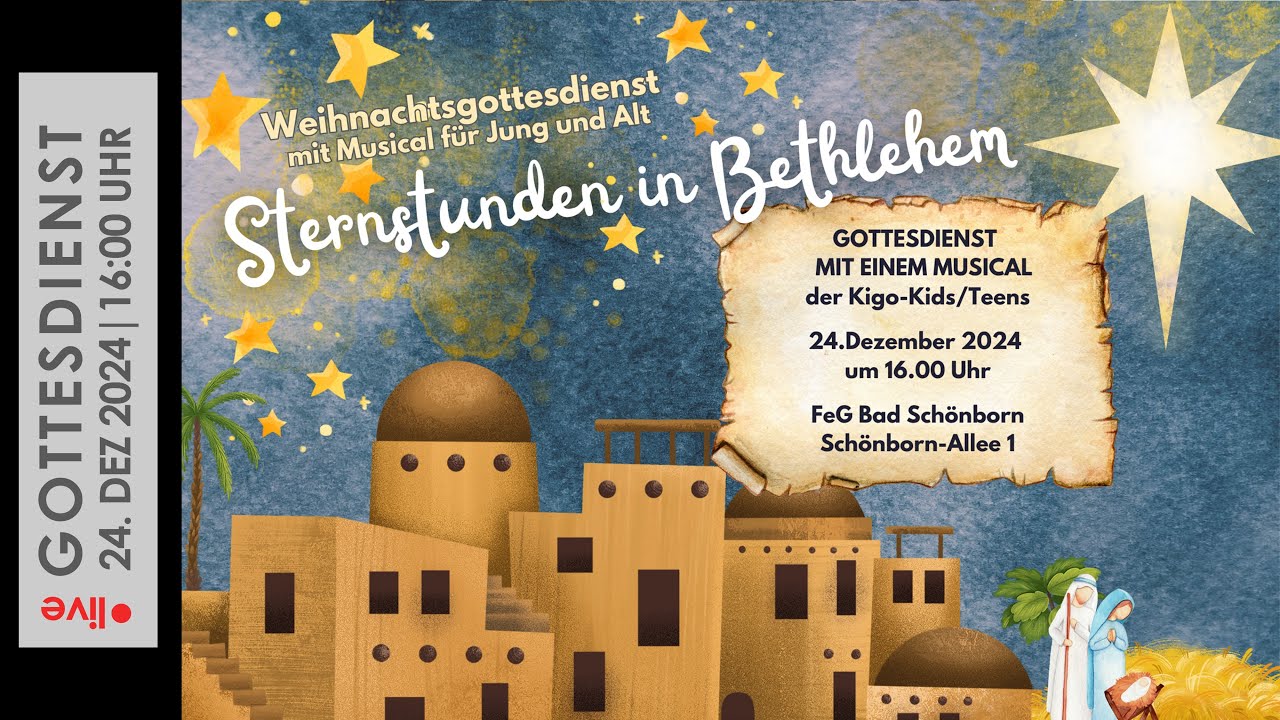 Gottesdienst der FeG Bad Schönborn - YouTube