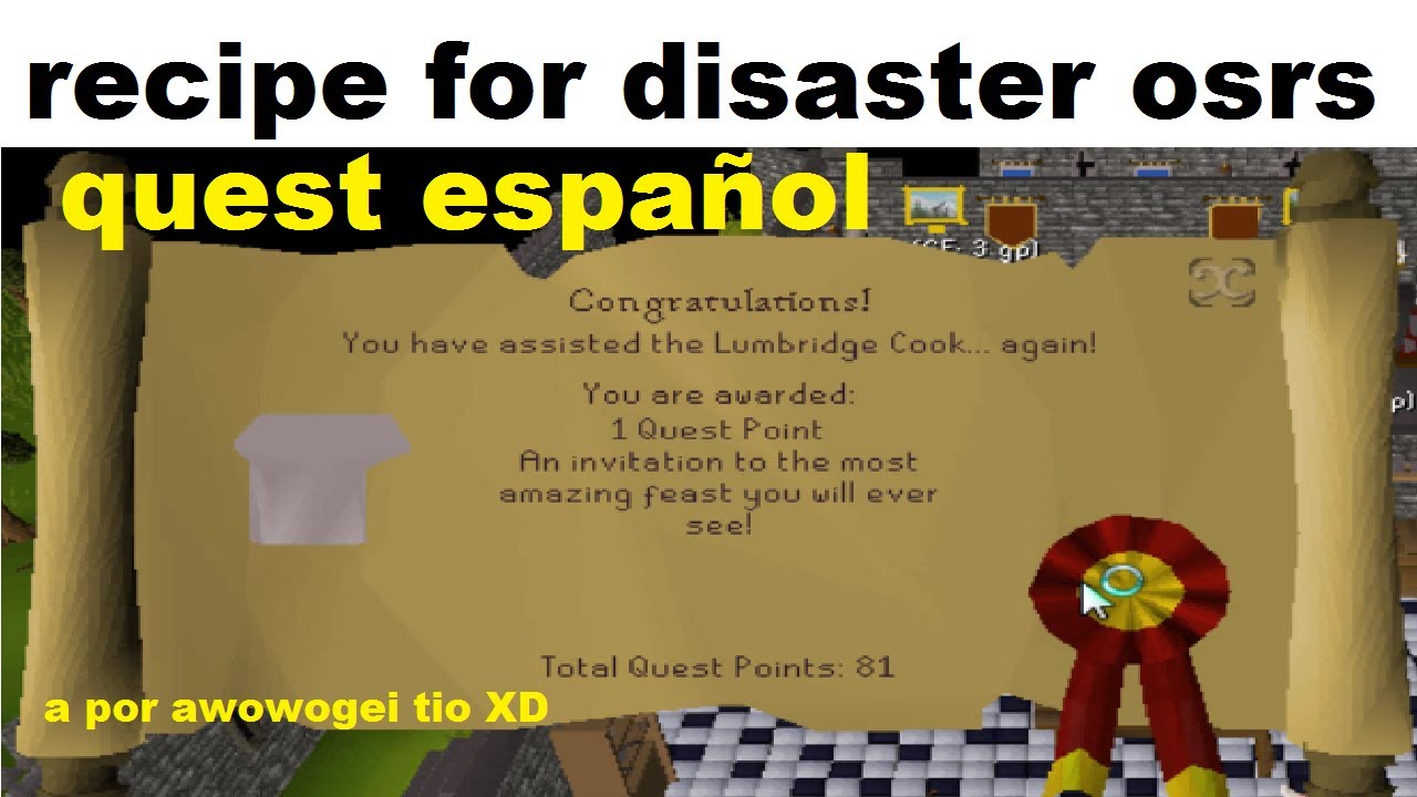 recipe for disaster QUEST OSRS español 2023 - YouTube