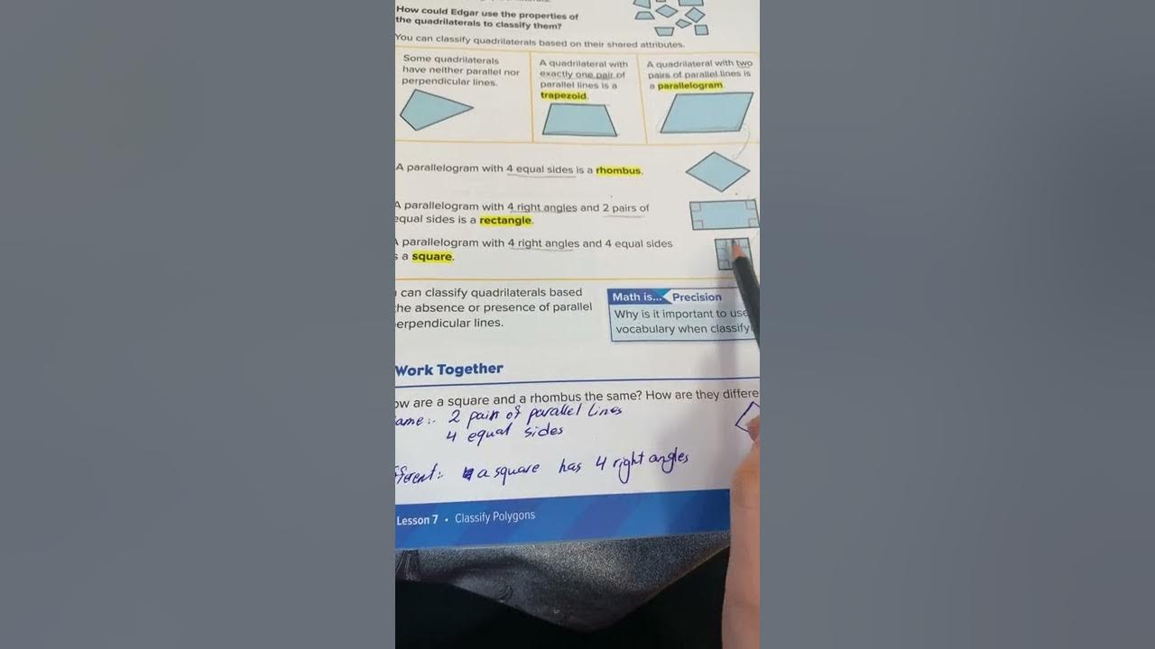 Reveal Math Grade 4 Lesson 14-7 Classify polygons - YouTube