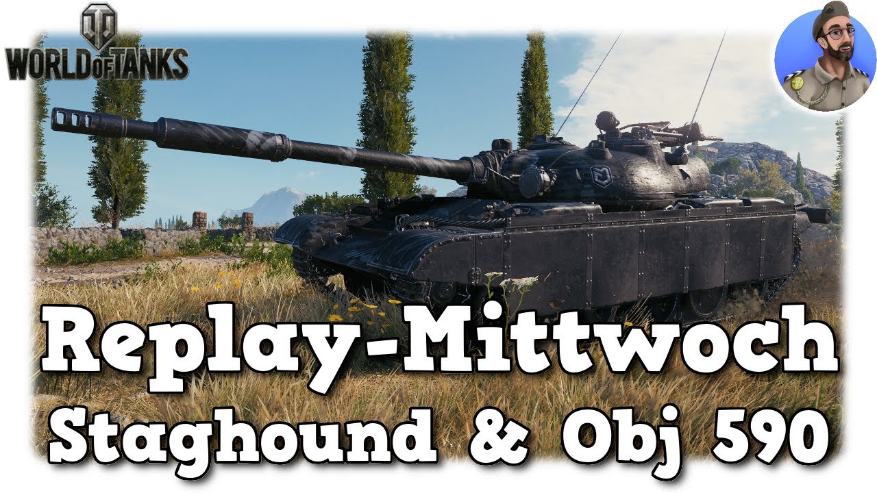 WoT - Staghound Mk. III & Object 590 - Timing & Position - World of ...