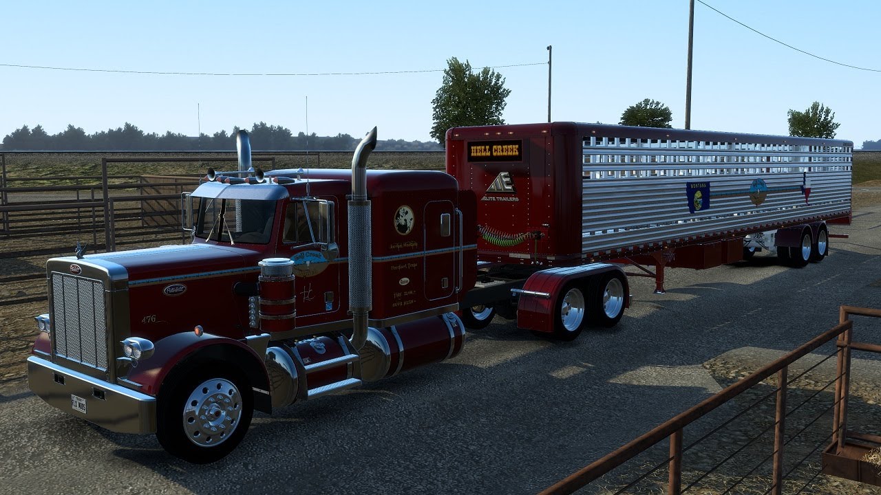 ATS Hell Creek FLX 359 and Elite Straightside Horse Haul to K&D Cattle ...