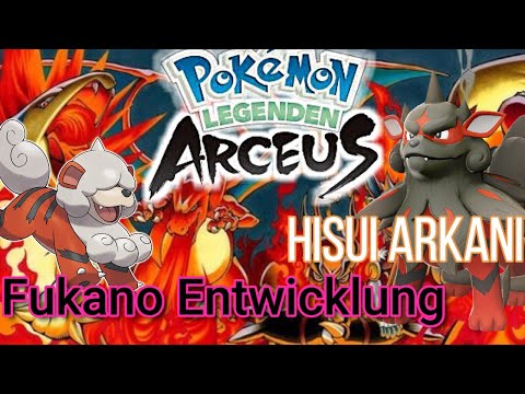Pokémon-Legenden: Arceus Fukano Entwicklung [Hisui Arkani]