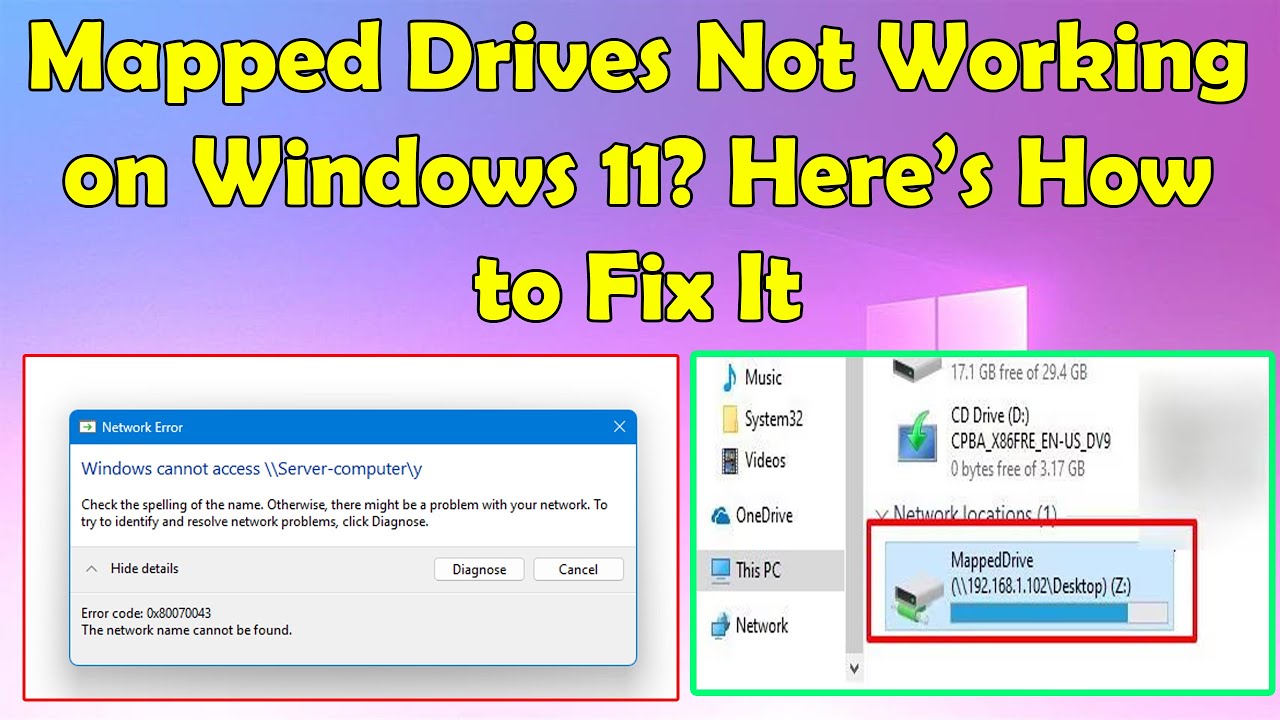 How to Resolve Mapped Drives Not Connecting in Windows 11 - YouTube