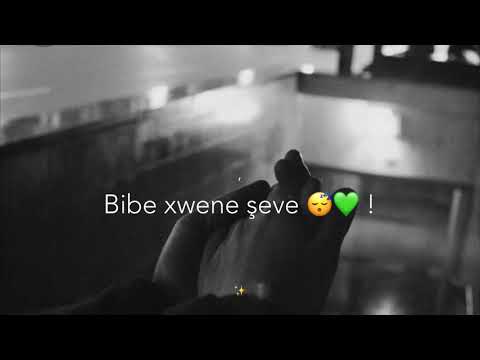 اجمل حالة واتس اب كردية '🖤 bibe xwene şeve  ، 😴 هوزان دينو ✨ خشتران سترلني كوردي ' 🤍