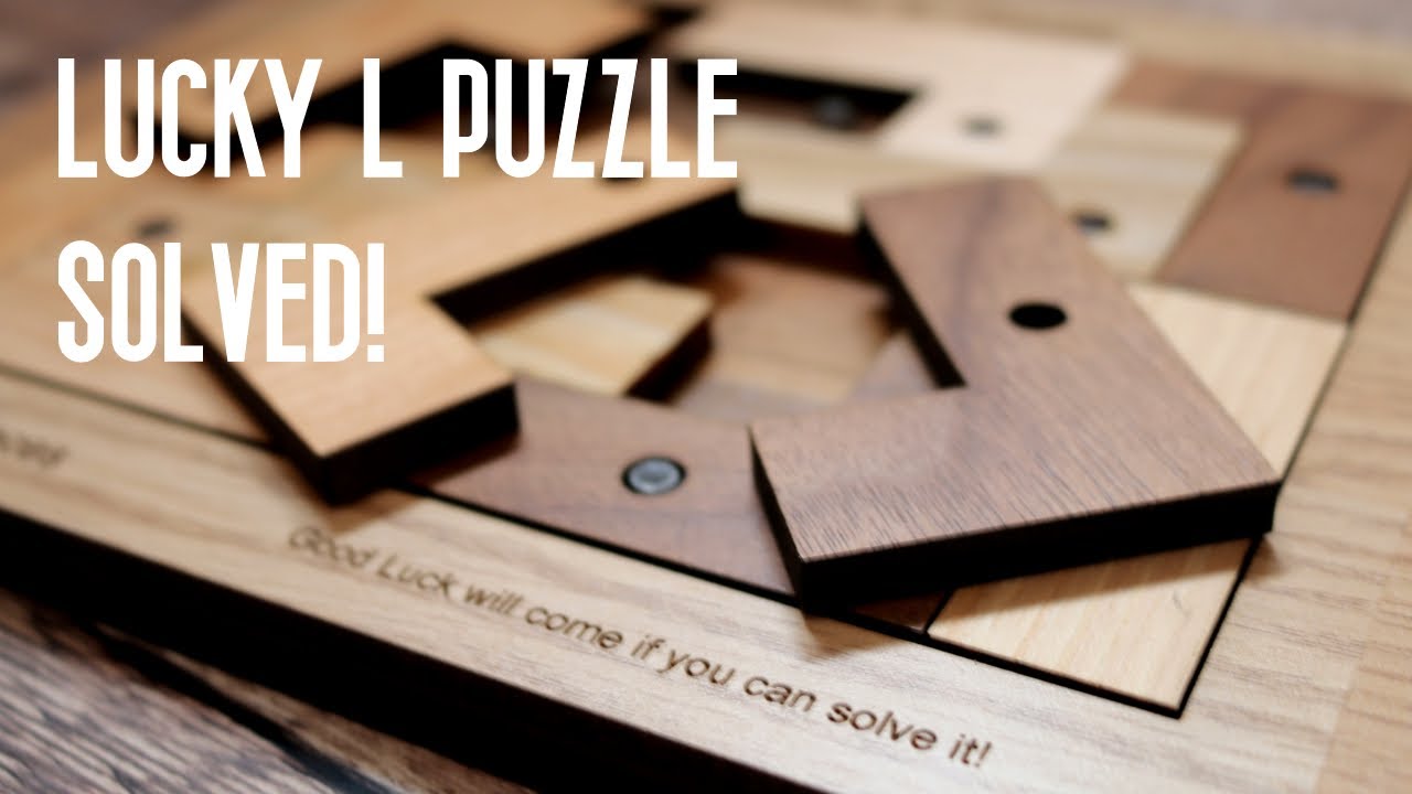 How to Solve the LUCKY L Puzzle - YouTube
