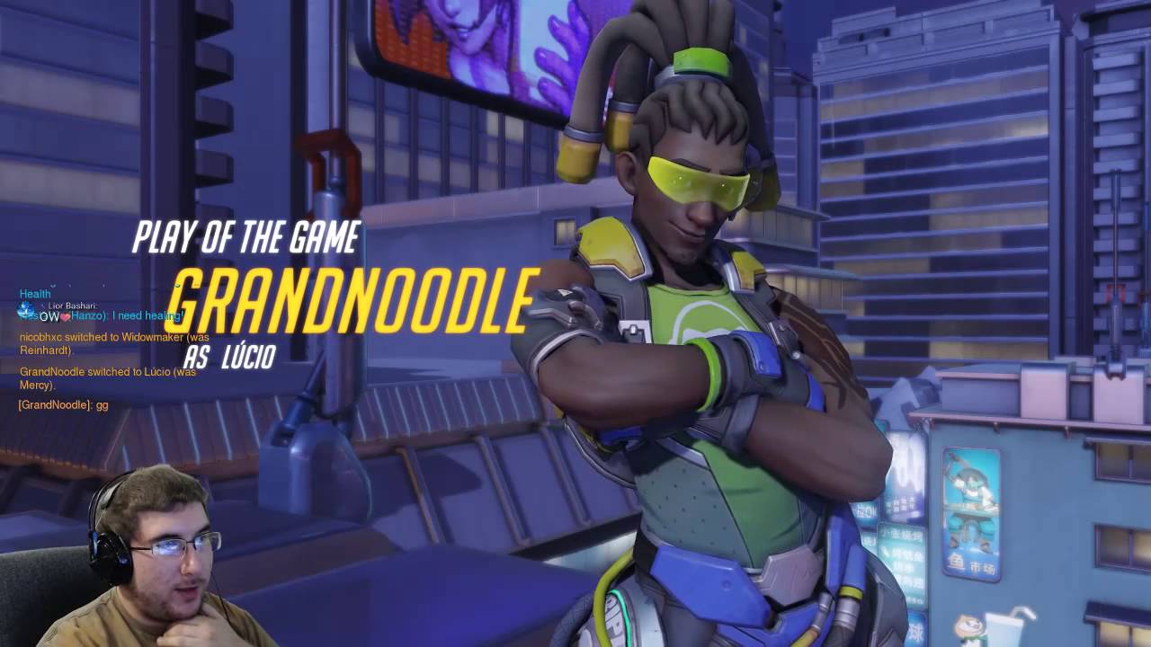 Funny Lucio Play of the Game! (Overwatch Stream Highlight) - YouTube