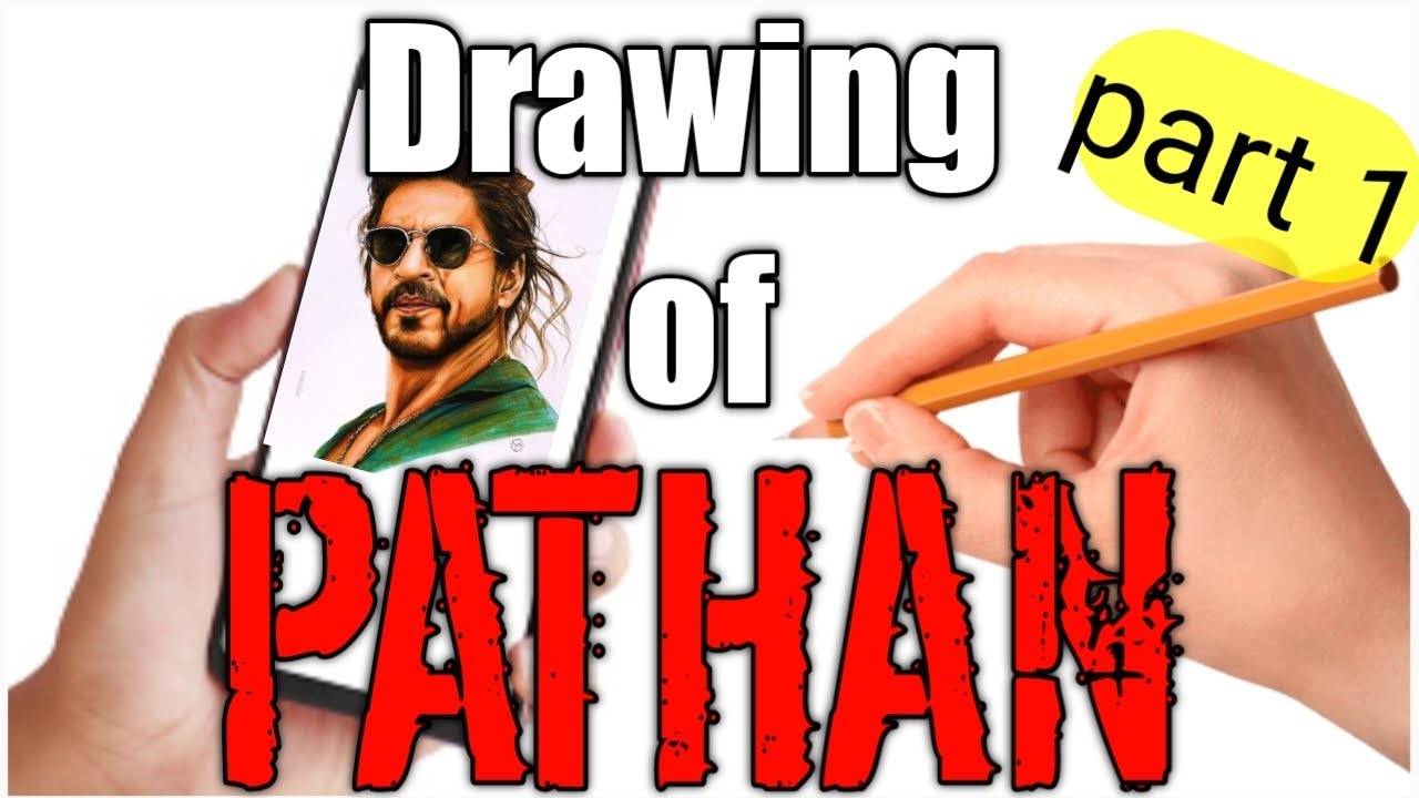 Drawing Of Pathan With Watercolor|| PART 1|| शाह रुख खान का DRAWING ...