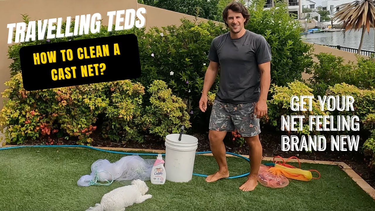 How To Clean Your Cast Net - Back to Brand New! - YouTube