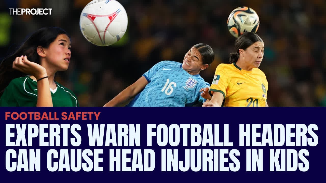 Experts Warn Football Headers Can Cause Head Injuries In Kids - YouTube