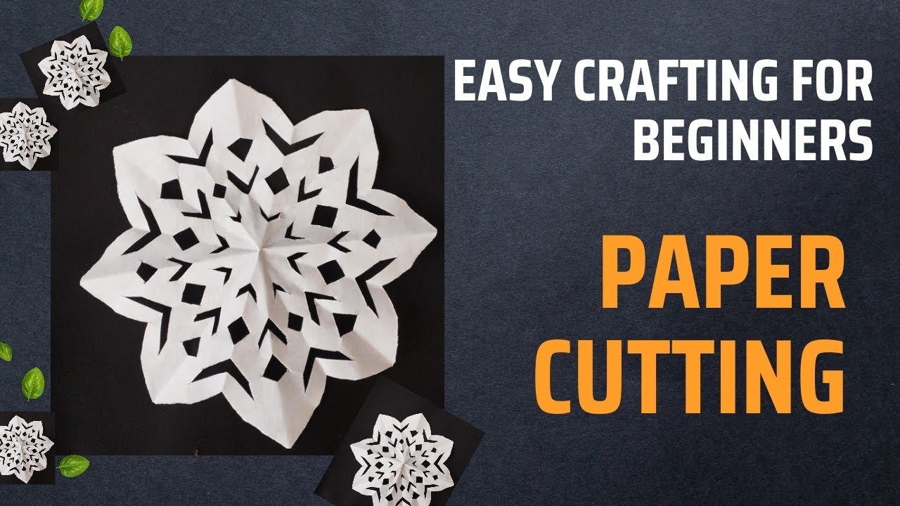 Easy Crafting For Beginners | 🥰 Paper cutting | 🥰 - YouTube