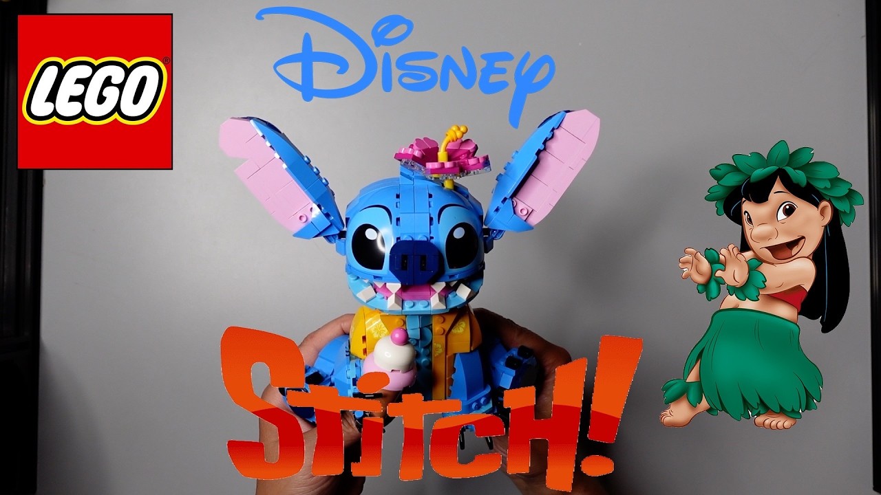 LEGO Disney Stitch Buildable Character - YouTube