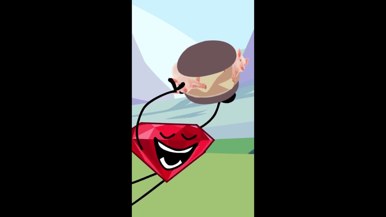 Bfb ruby cheeseburger scene but reanimated - YouTube