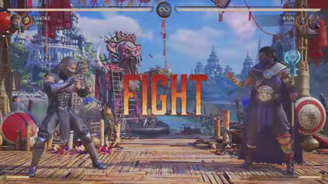 Mortal Kombat 1 Smoke MK9 VS Rain Alt. 1 VS 1 Fight - YouTube