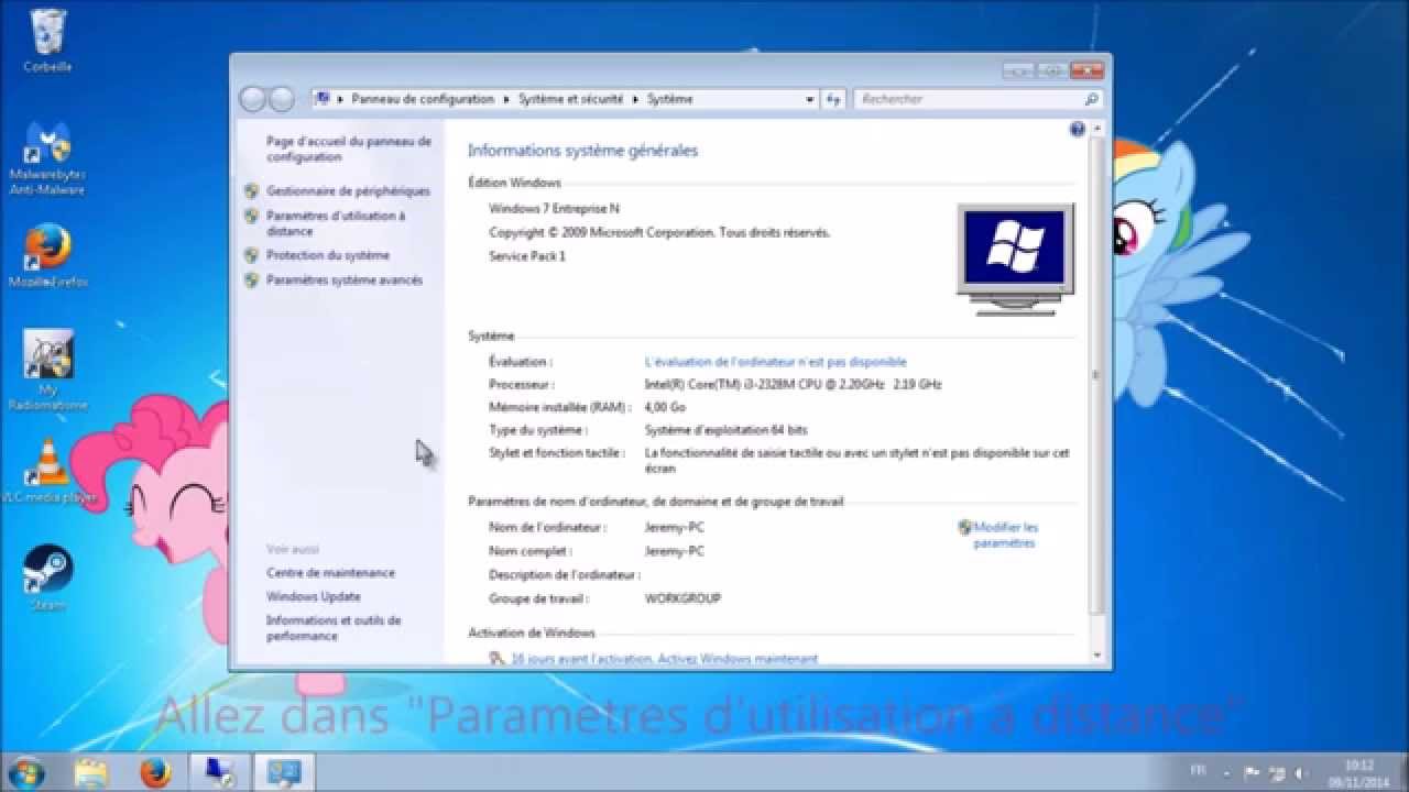 [Tuto] Configurer la connexion à distance sous Windows - YouTube