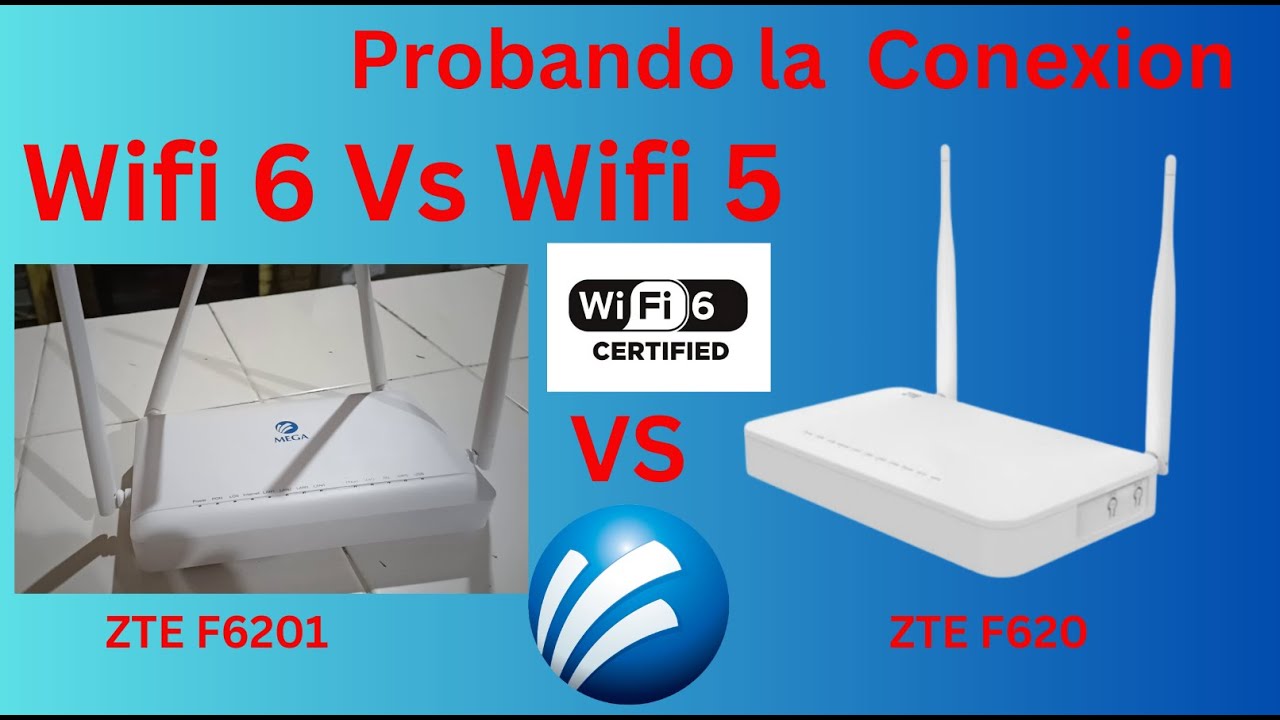 Comparando La Conexion Entre Wifi 5 y Wifi 6 ZTE de Megacable - YouTube