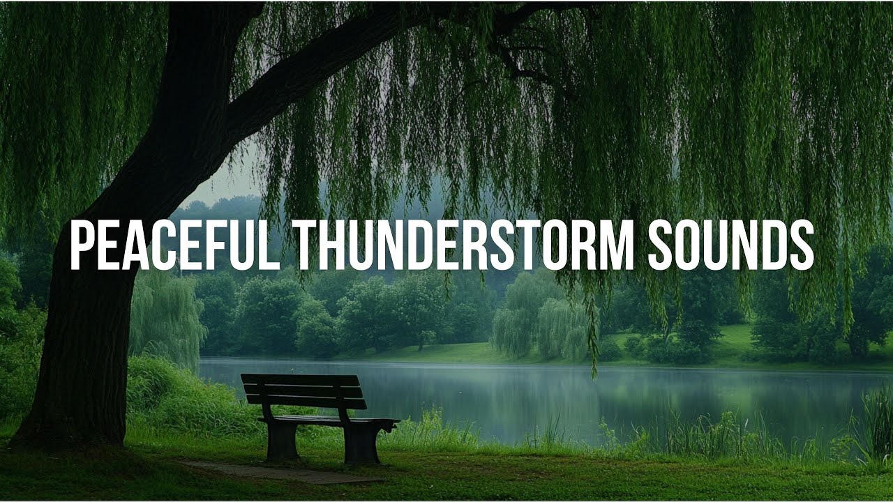 Peaceful Thunderstorm Sounds – Rain for Sleep, Meditation or Study ...