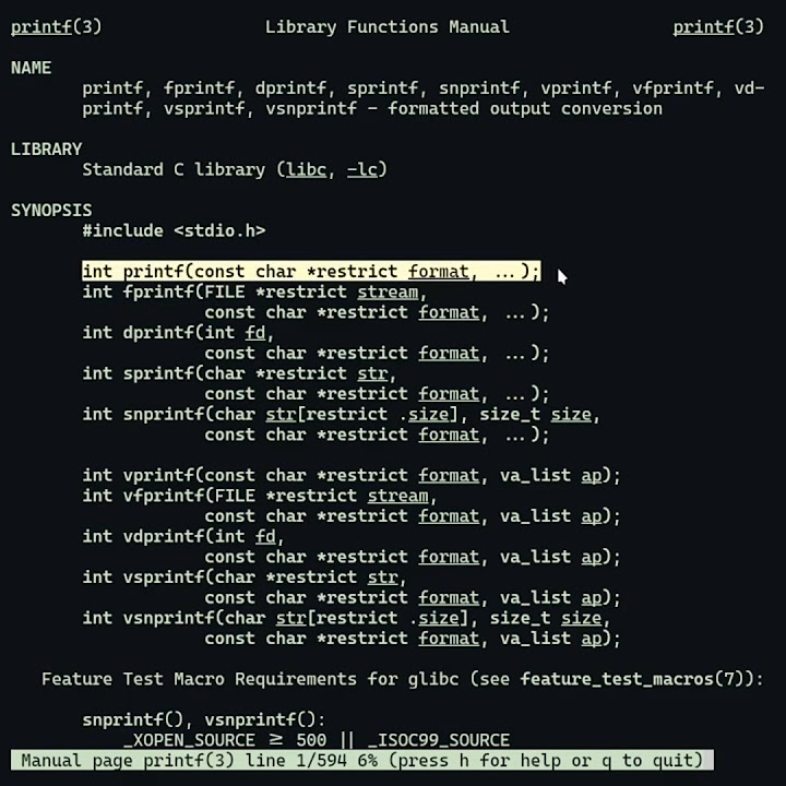The Printf C Function Cprogramming Programming Coding Shorts