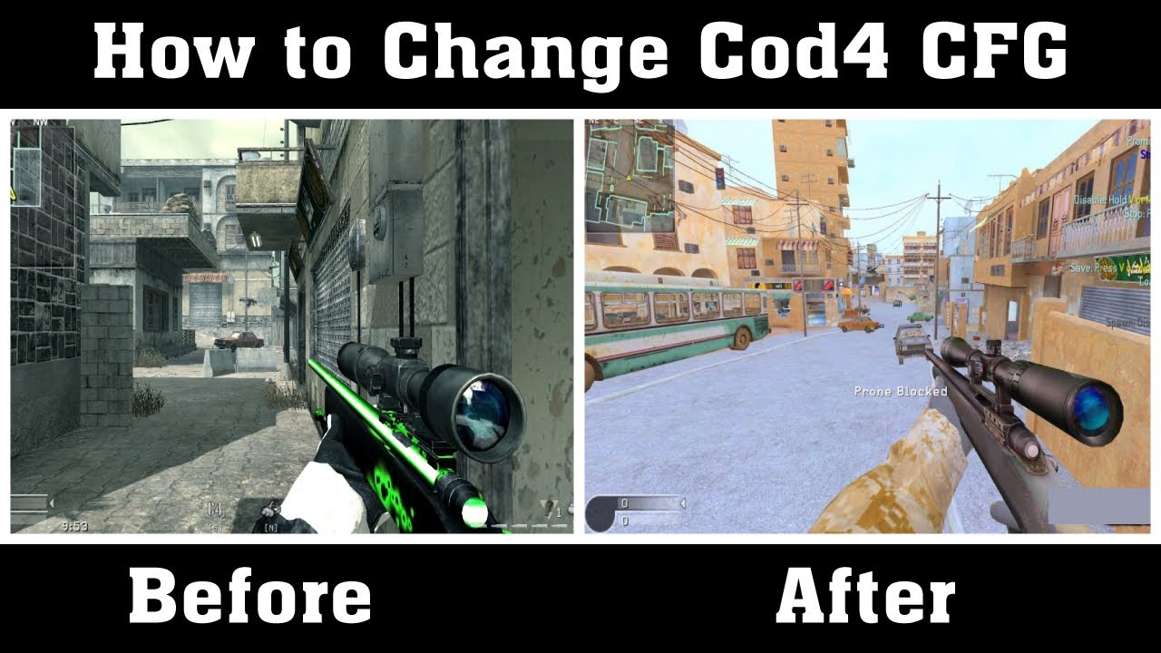 How to Change Cod4 CFG | CFG Factory - YouTube
