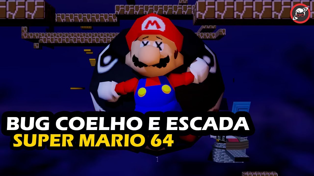 Tutorial Super Mario 64: Descubra o incrível BUG Coelho e Escada e explore níveis inéditos ...