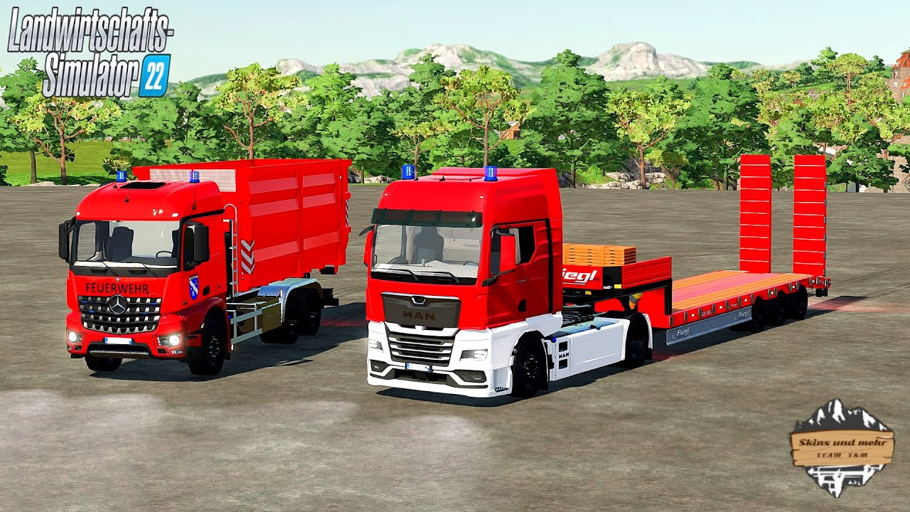 LS22 | Vorstellung des Feuerwehr WLFs & des ersten Schwertransporters ...