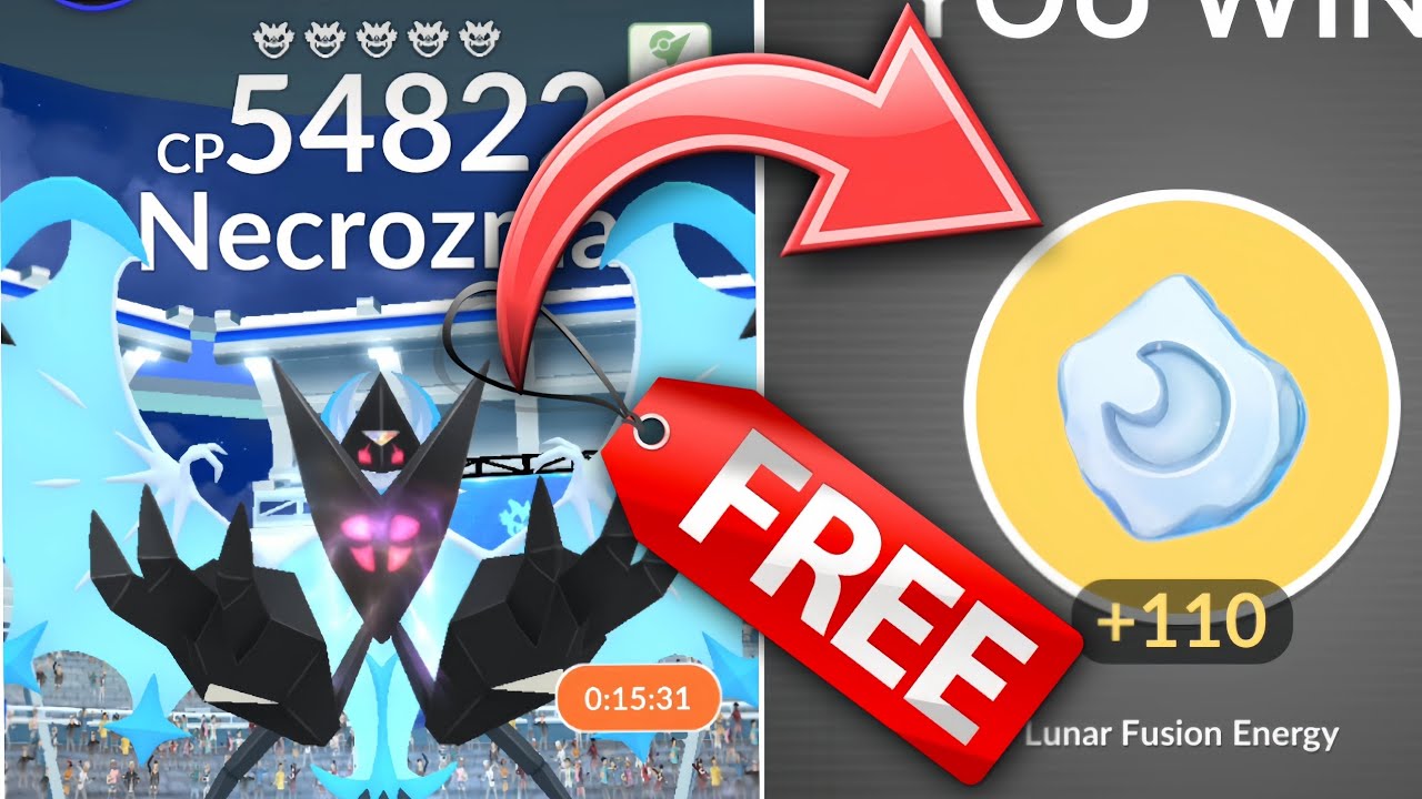 OMG🤯 Got free lunar fusion energy in pokemon go. - YouTube