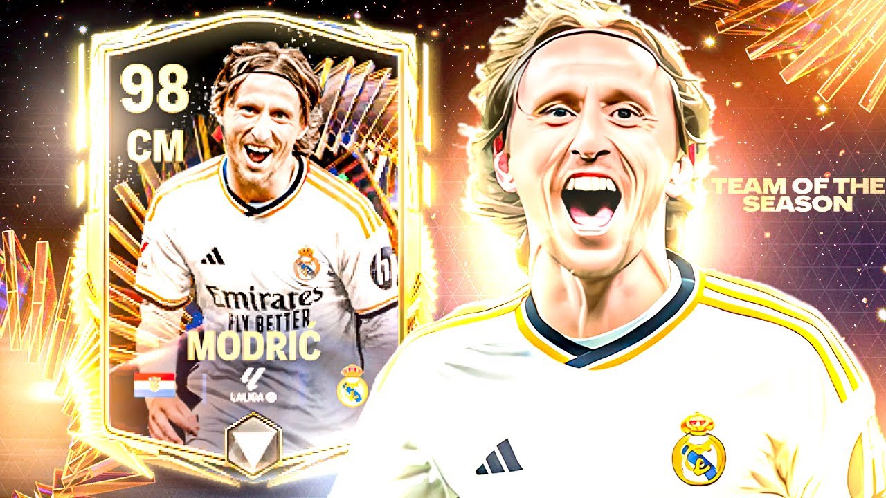 LUKA MODRIC TOTS llega al FULL MADRID - BARCA 🤍 | Tremendo Regalo de EA ...