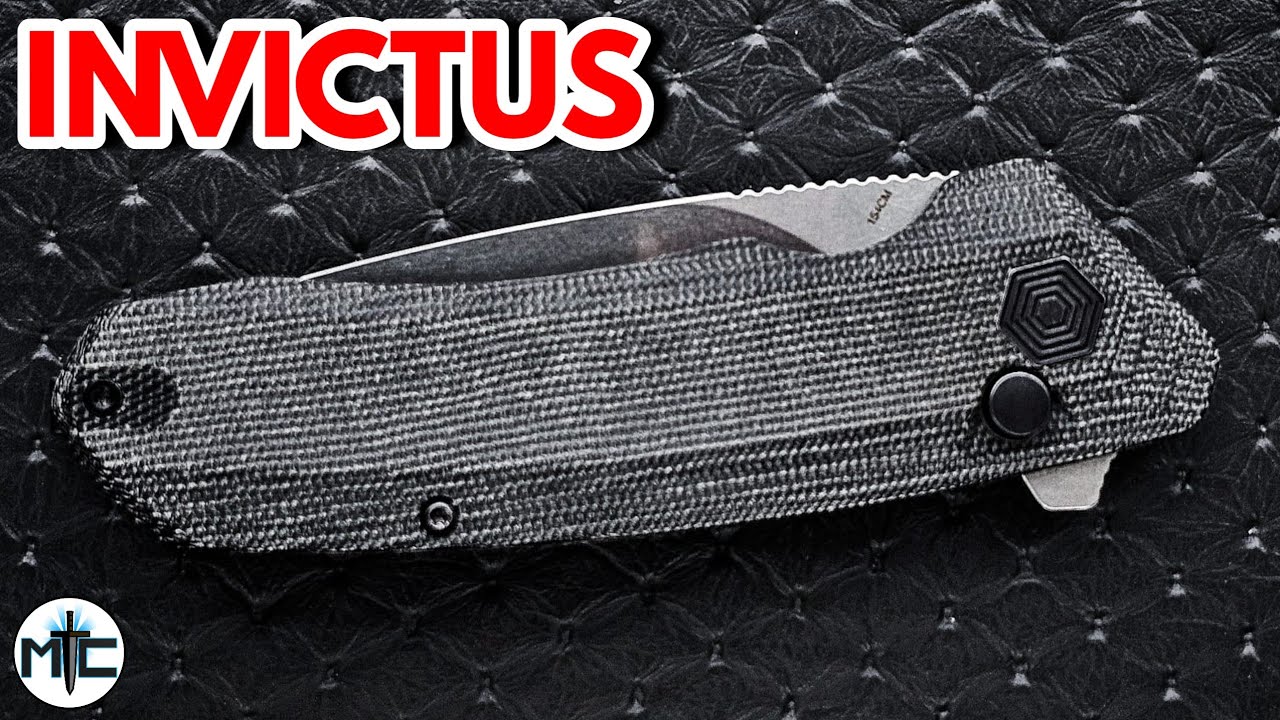 Kizer Invictus Folding Knife - Full Review - YouTube