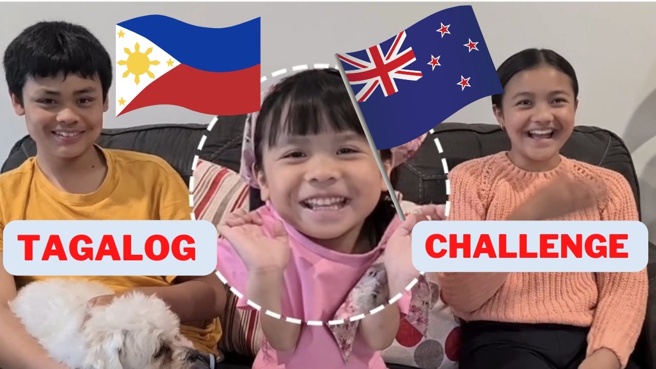 Tagalog challenge with my siblings in New Zealand - YouTube