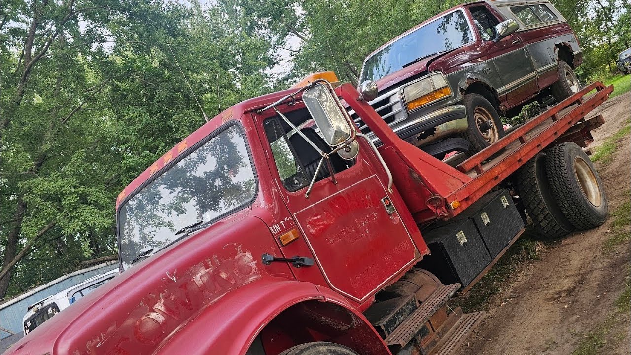 1990 international &1993 f150, plus yard update! - YouTube
