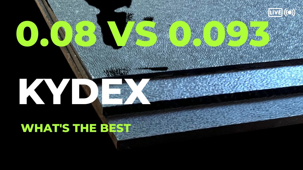 Holster Basics: Kydex Thickness - YouTube