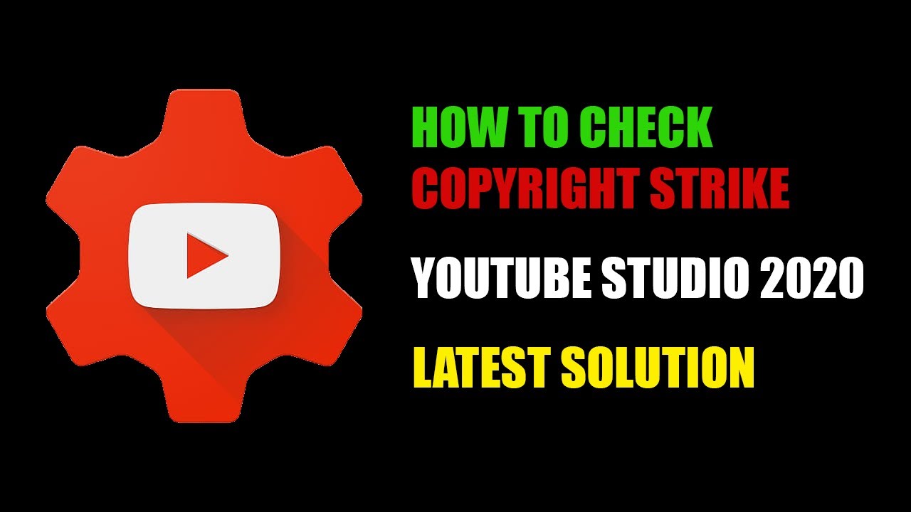 How To Check Copyright Strike In YouTube Studio (YT Studio Beta ...