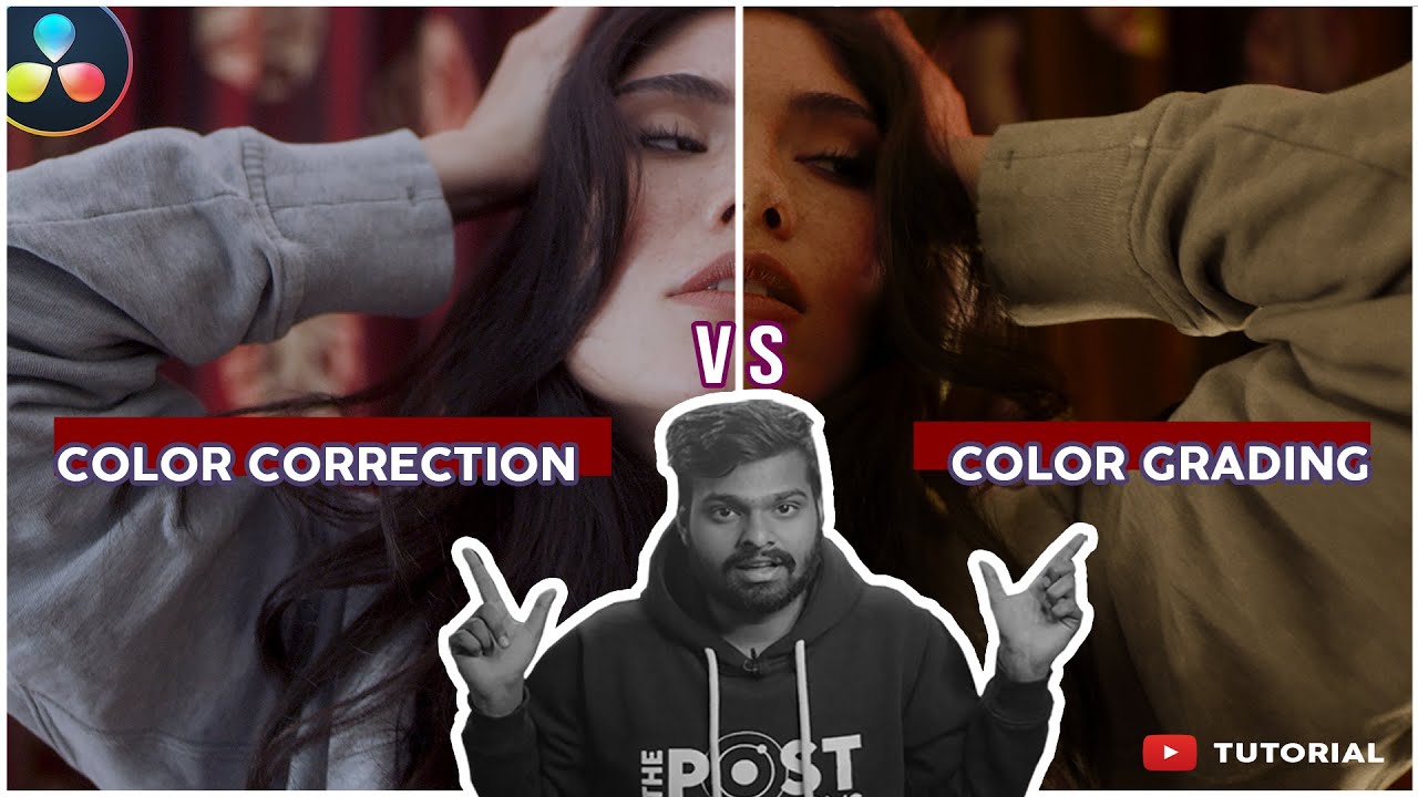 Color Grading VS Color Correction | HINDI | DaVinci Resolve 17 Tutorial ...