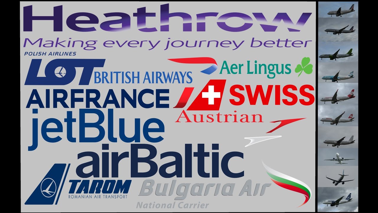 London Heathrow Spotting - BA, Lingus, Swiss, Baltic, LOT, Jetblue ...