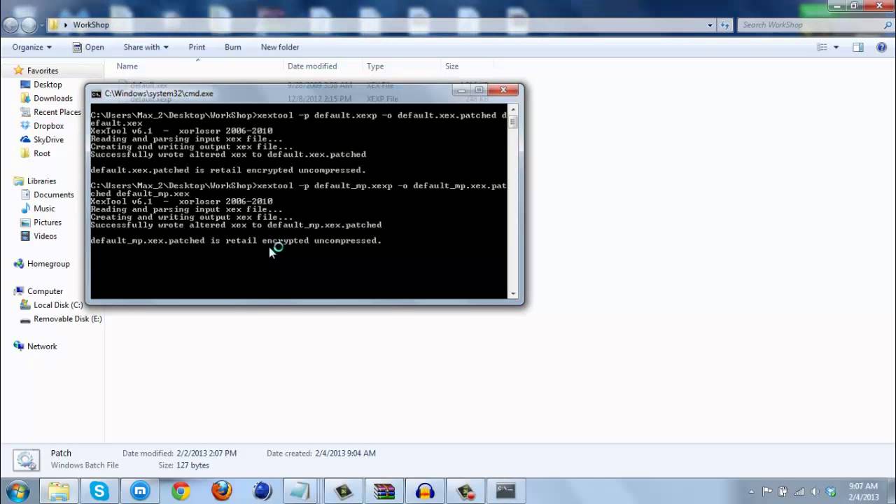 How to patch or update xex files with xexp files - YouTube