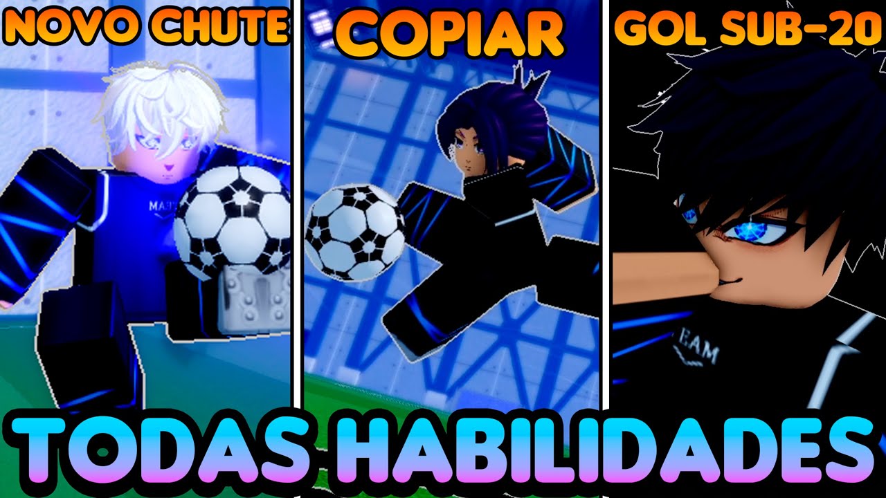 TESTEI TODAS AS NOVAS HABILIDADES DA UPDATE DO BLUE LOCK RIVALS NO ...