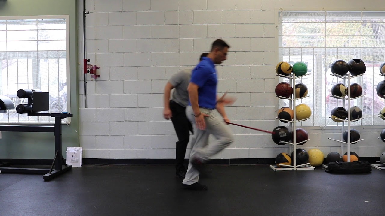 Running Drills: Running Knee Drive with Dowel - YouTube