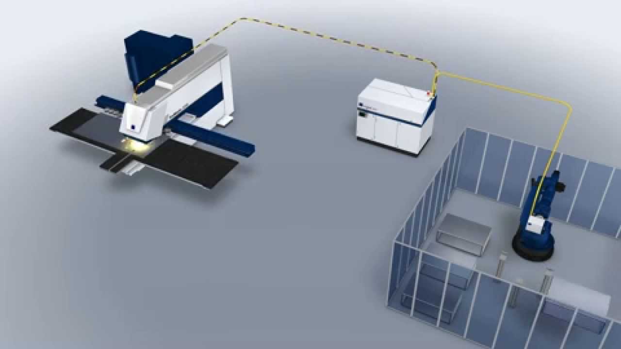 TRUMPF Stanz-Laser-Bearbeitung: TruMatic 3000 fiber - Stanzen und ...