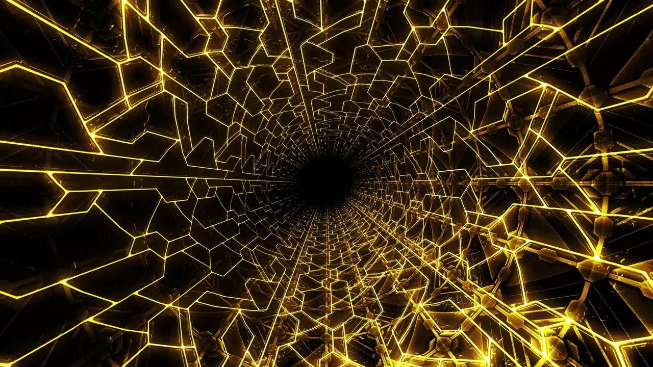 Abstract Futuristic Scifi tunnel 3d Endless Loop Animated Background ...